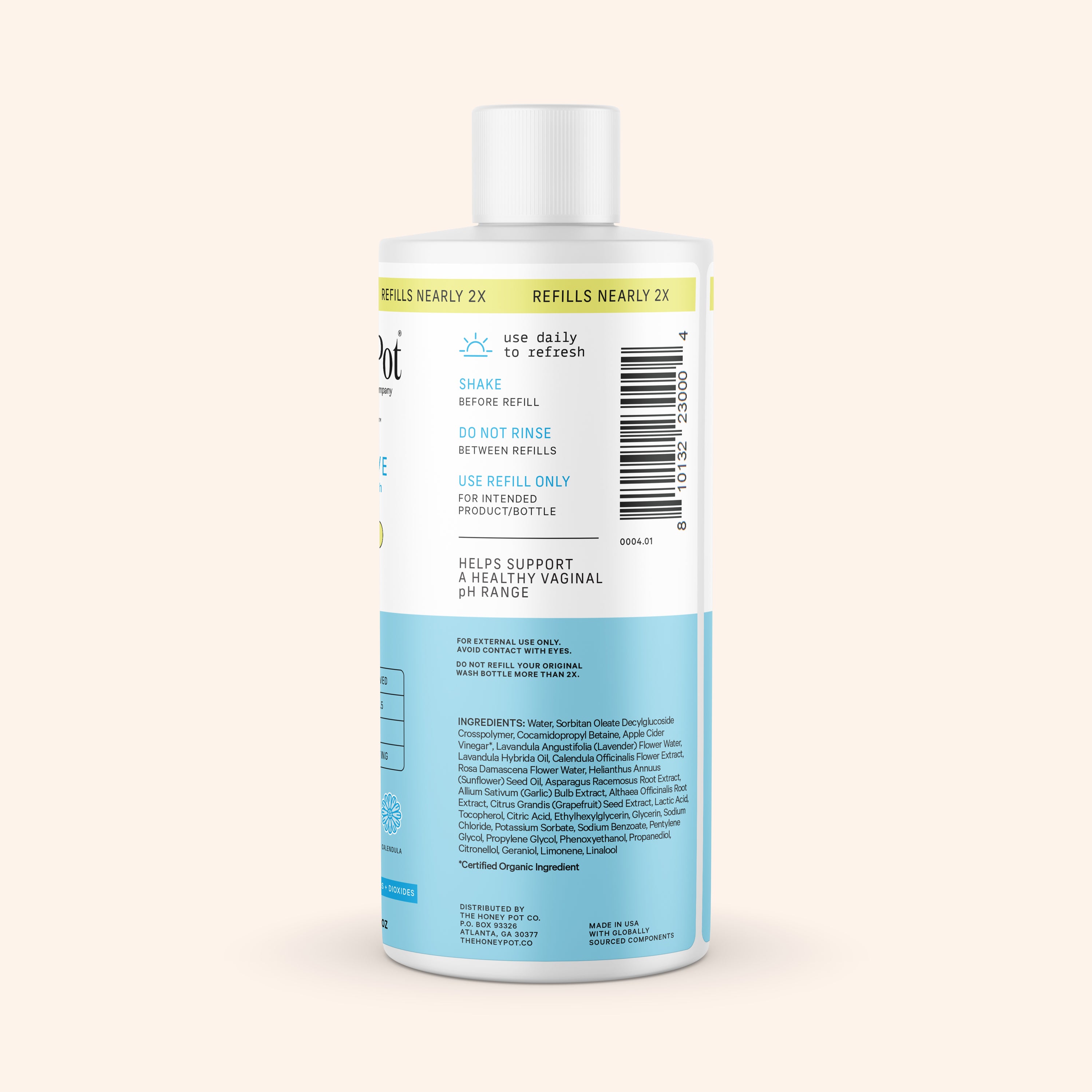 Sensitive Wash Refill – The Honey Pot - Feminine Care